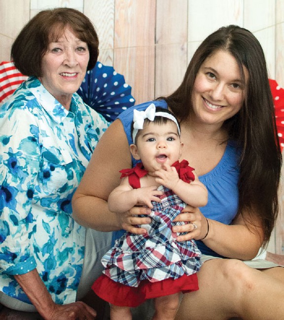Mary Mazzei, daughter CeCe and granddaughter, Amelia